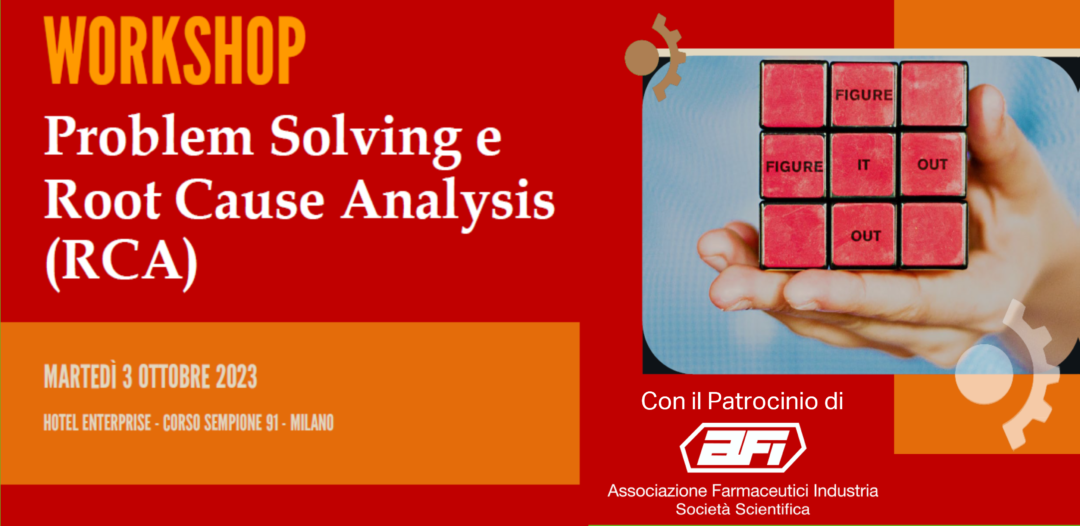 WORKSHOP: PROBLEM SOLVING E ROOT CAUSE ANALYSIS (RCA) - New Aurameeting